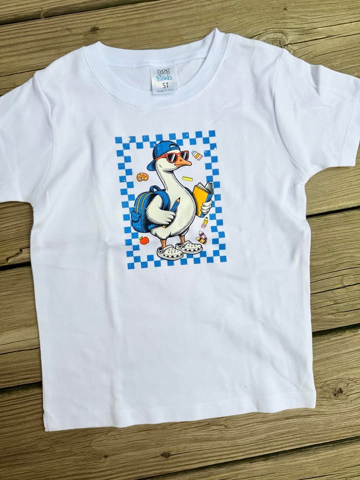 Back to School Goose - Boy – The Beanstalk Boutique