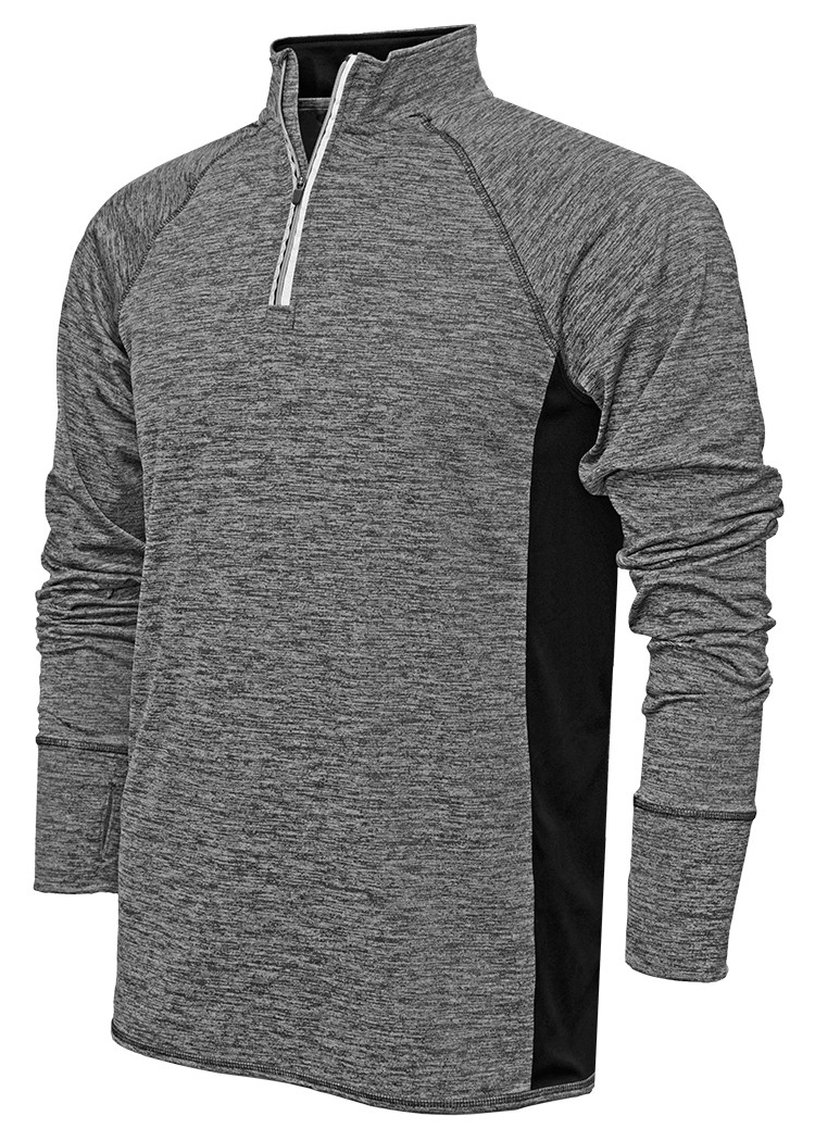 BAW Adult Heathered Light Weight 1/4 Zip - DT524 – The Beanstalk Boutique