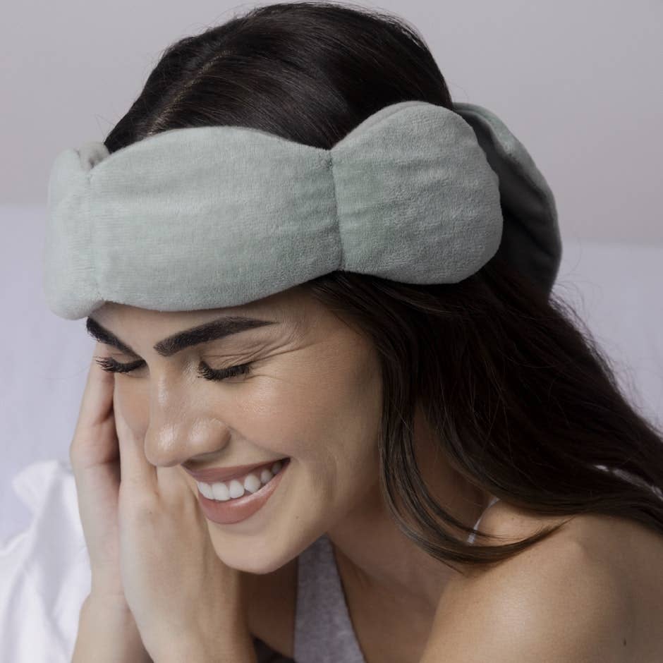 Sage Weighted Sleep Mask - Eye Mask – The Beanstalk Boutique